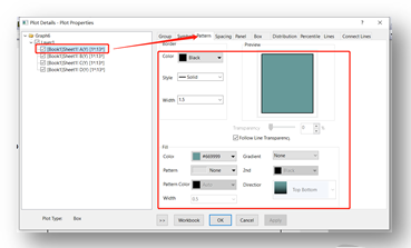 Origin入门教程（十四）：箱线图（Boxplot）