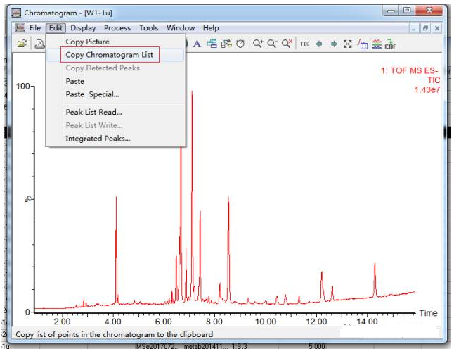 LC-MS如何用Origin软件画色谱图和质谱图